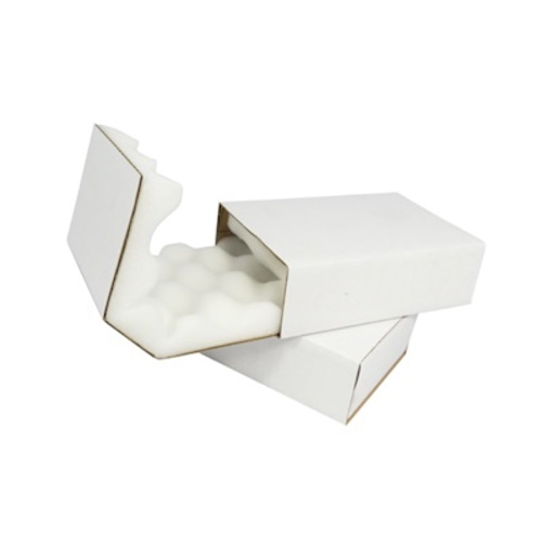 White Foam Lined Shell & Slide | TEC Packaging UK