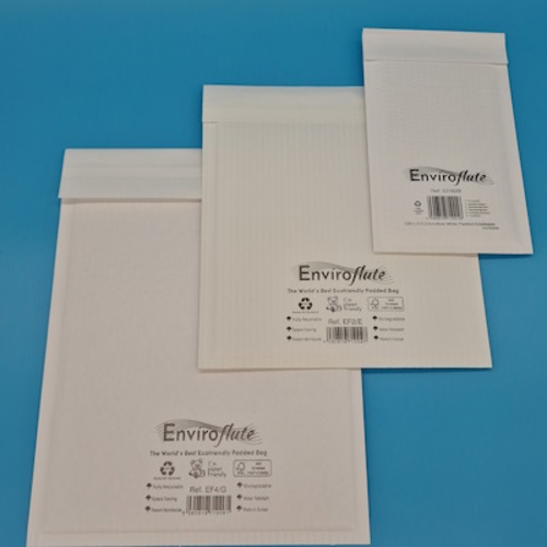 Fluted Paper Mailing Bags | Eco Postal Wraps | TEC Packaging UK
